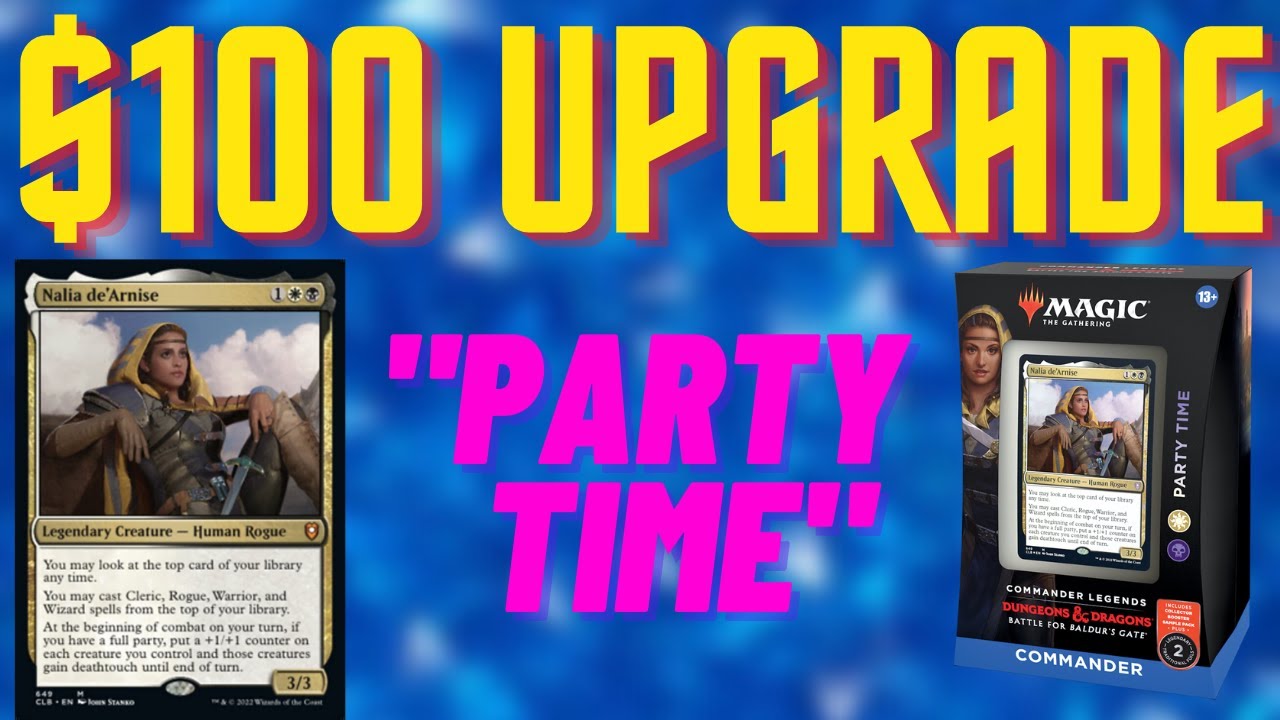 Party Time Upgrade - Improving the Precon Commander Deck with $100 ...
