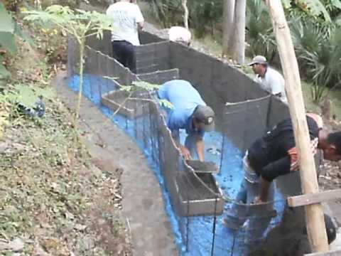 Ferro-cement water tank 2 ( ESP ) .m4v - YouTube