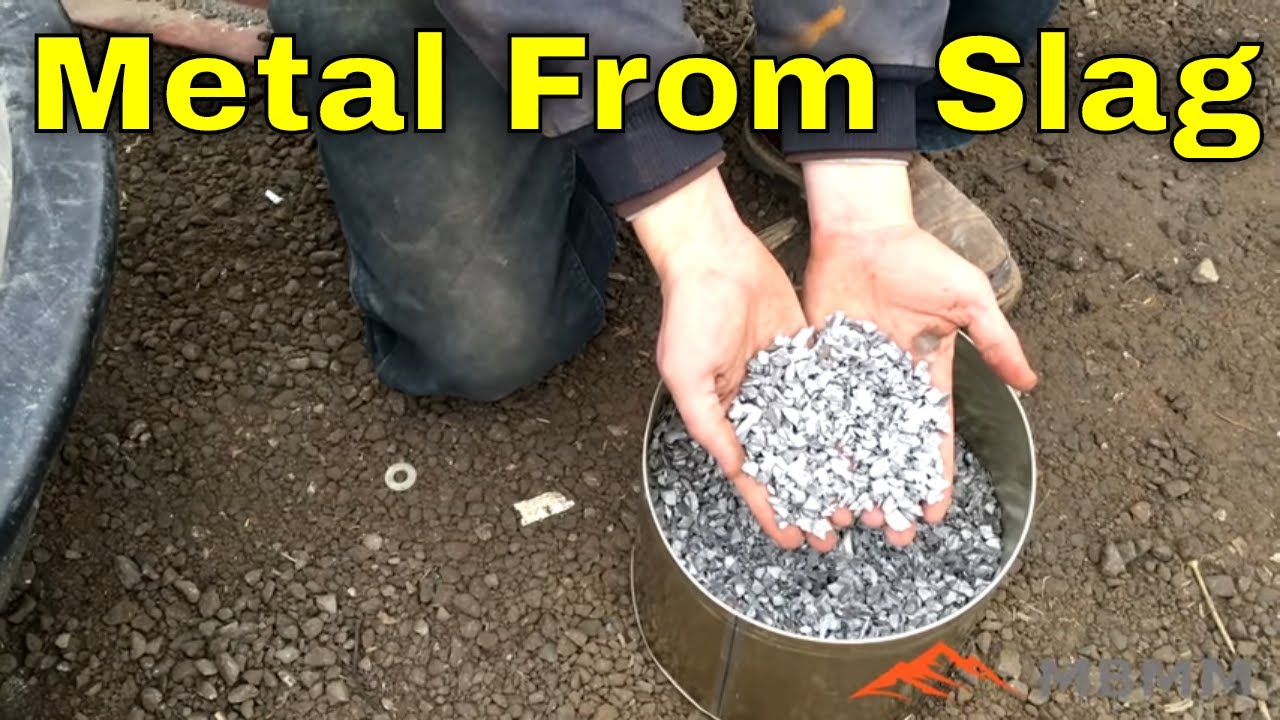 Processing Metal Refractory Slag in a 16" x 12" Hammer Mill for Reuse ...