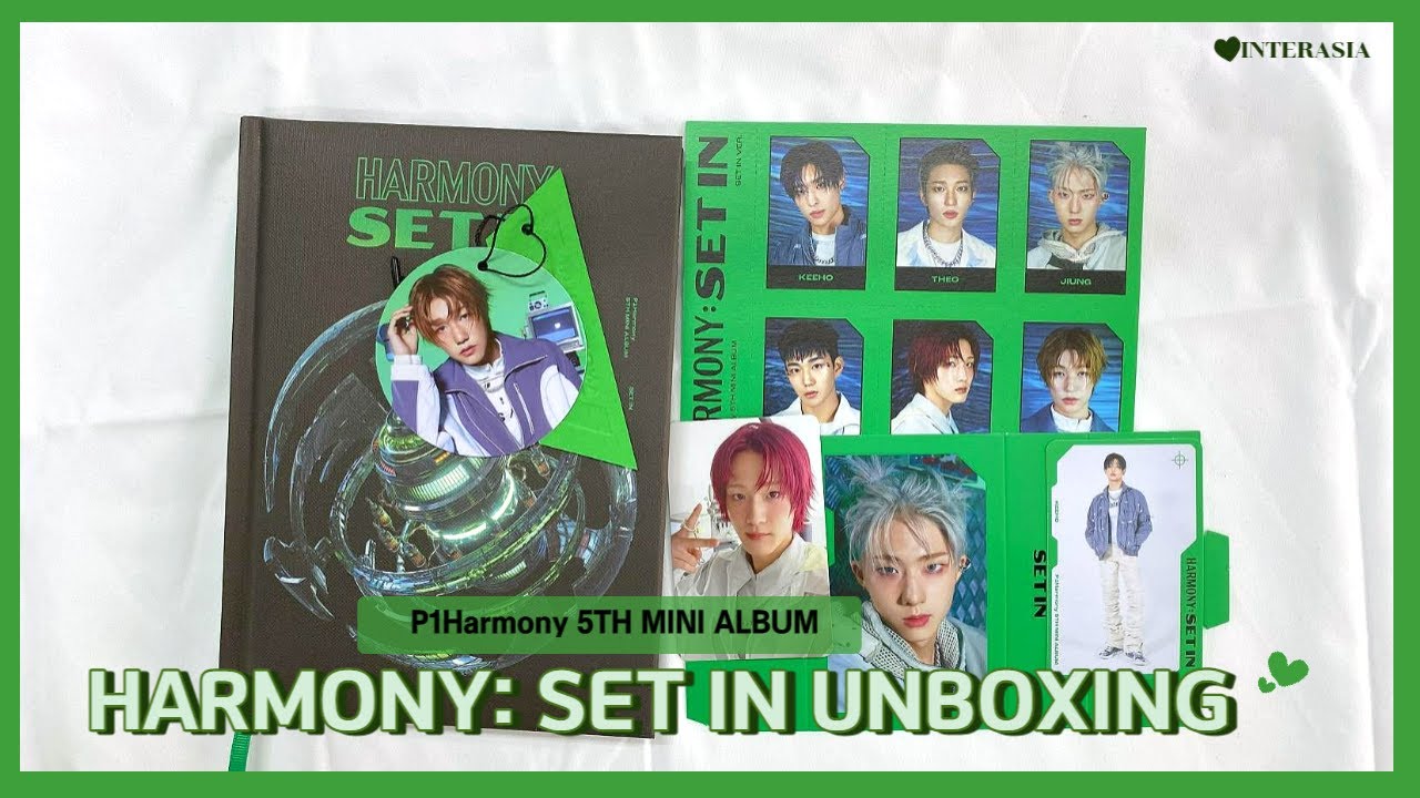 [UNBOXING + GIVEAWAY] P1Harmony(피원하모니) - [HARMONY : SET IN] ALBUM ...