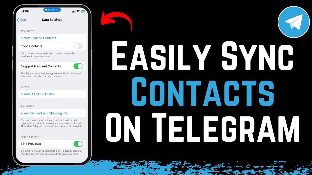How To Sync Contacts On Telegram - YouTube