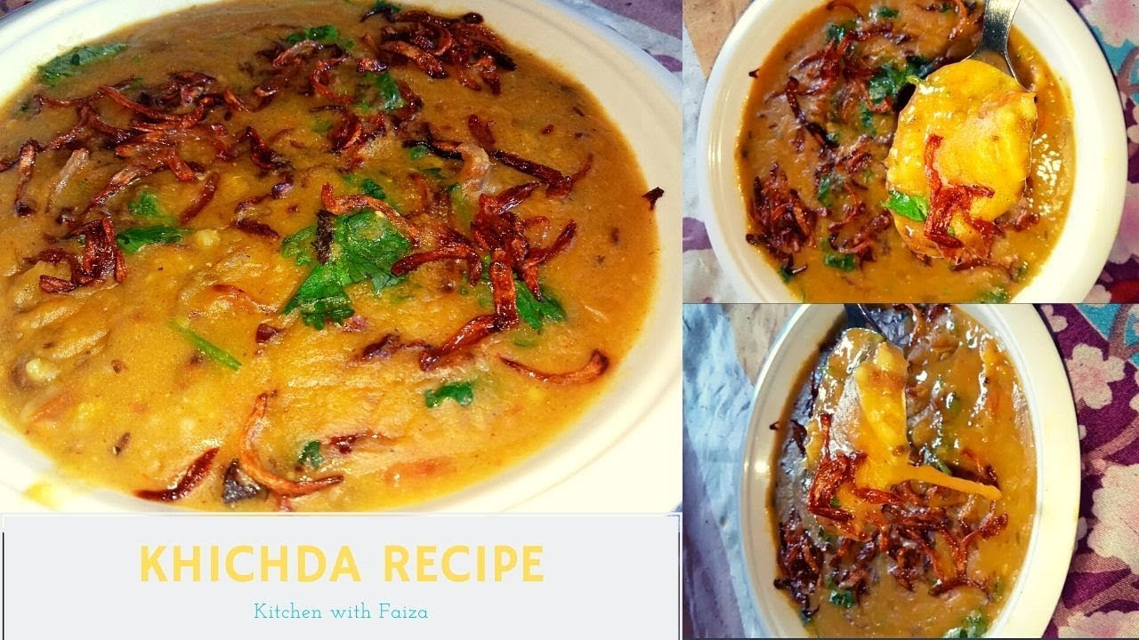 Khichda Recipe | Mutton Daleem Recipe | Moharram Special | Delicious ...