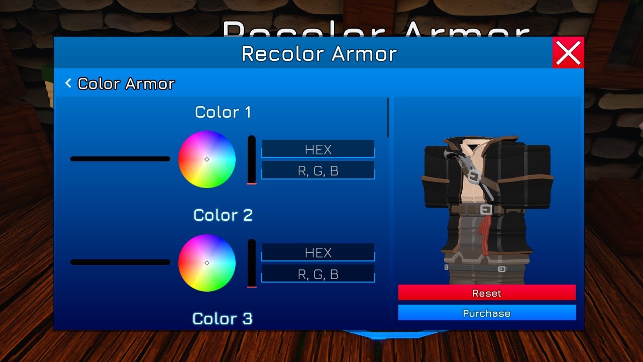 Roblox blue heater 2 how to recolor armor - YouTube