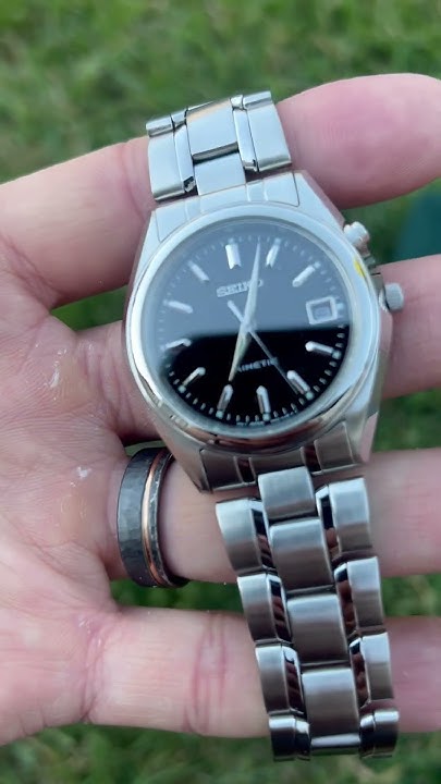 Seiko Kinetic 5m52-0842 - YouTube