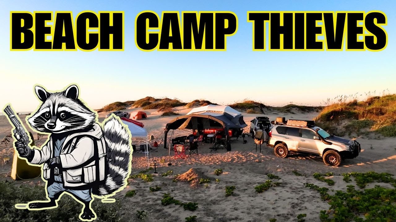 South Padre Island remote BEACH CAMPING Adventure FIVE DAYS! DAY TWO ...
