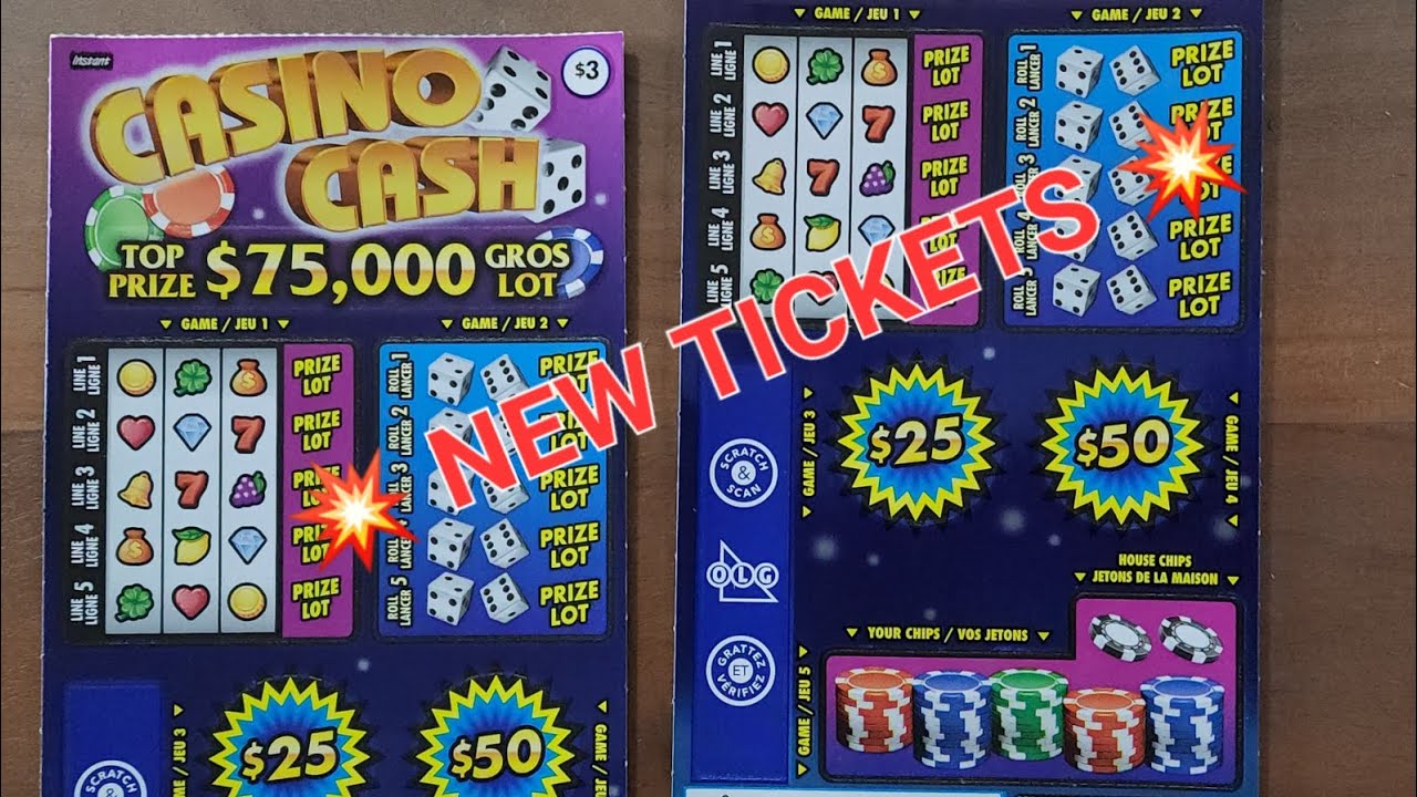 NEW!! CASINO CASH $100,000 Scratch Tickets - YouTube