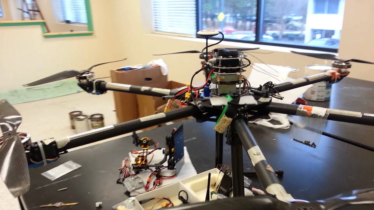 New Tarot 960 hexacopter parts layout. - YouTube