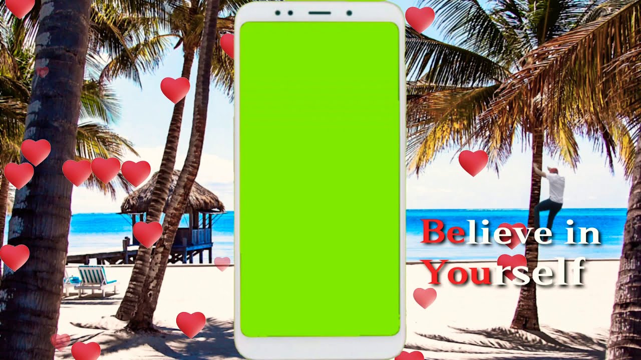 Green screen Mobile frame with motion background/no copyright/4K UHD ...