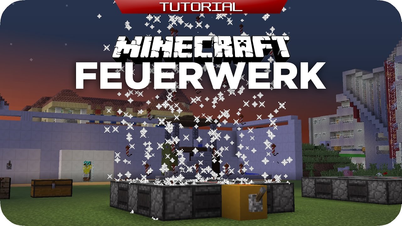 SIMPLES 1.11 FEUERWERK | Minecraft TUTORIAL - YouTube