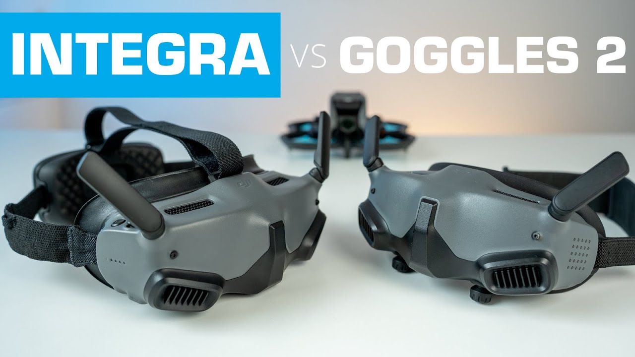 DJI GOGGLES INTEGRA VS GOGGLES 2 : Le comparatif - YouTube
