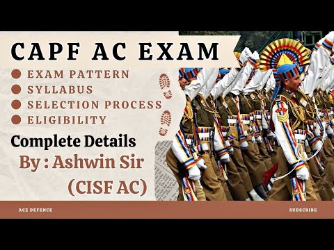 Capf AC Exam Details | Capf AC Exam Pattern | Capf AC Eligibility # ...
