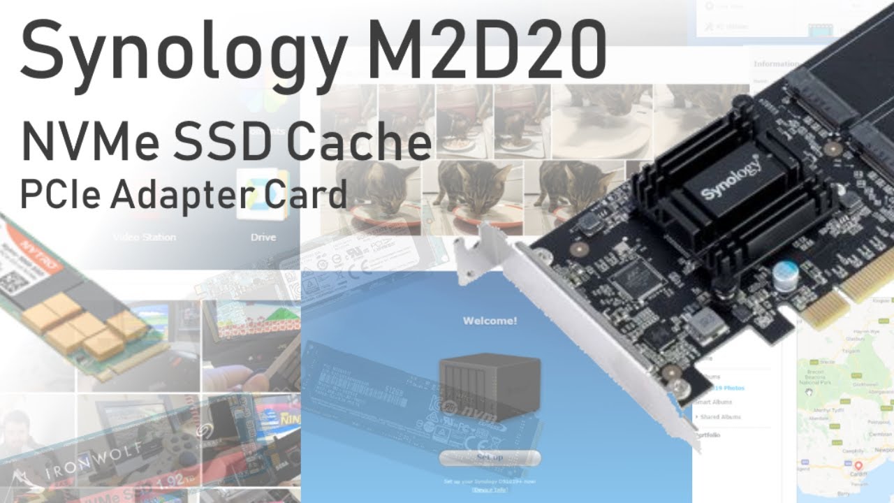 Synology M2D20 22110 NVMe Upgrade Card Revealed - YouTube