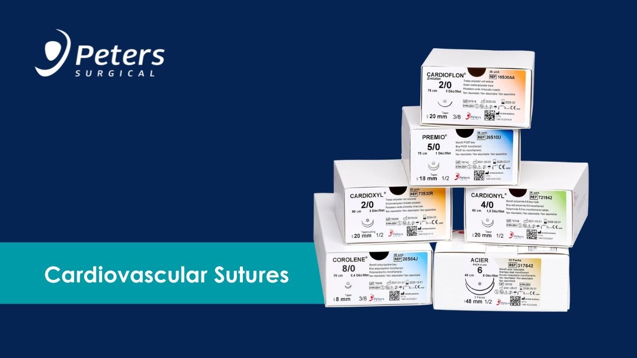 Cardiovascular Sutures range - YouTube