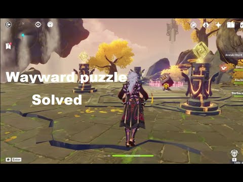 Genshin Impact |Domain Wayward Path Puzzle solution|𝓐𝓶𝔂_𝓶𝓮𝓽𝓱𝔂𝓼𝓽 - YouTube