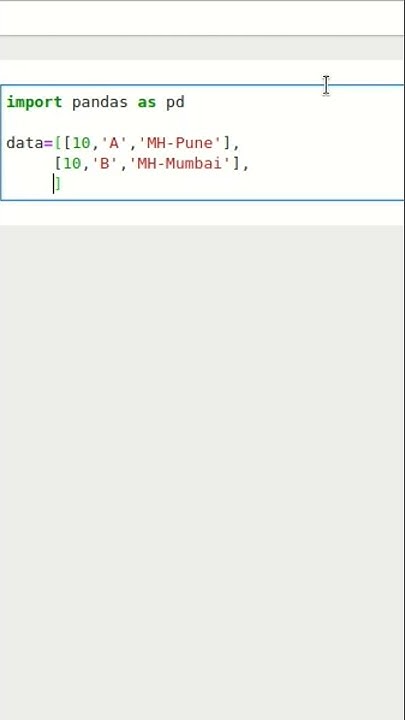 Create Pandas Dataframe From Python List Pythonpandas Python Pythonprogramming