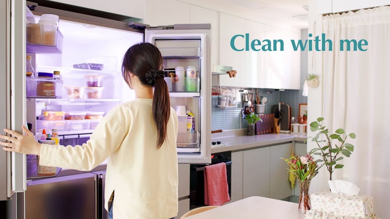 냉장고 수납 정리 용품 추천, 간단하게 끝내는 냉장고 청소, 깨끗하고 단정한 살림 | Clean & Organize with ...