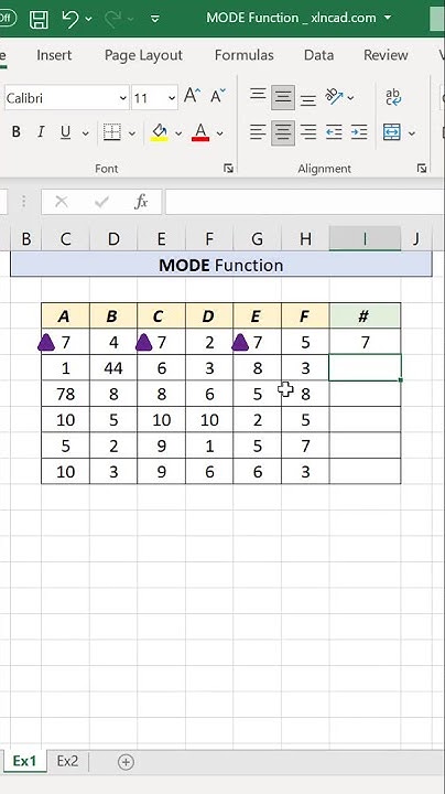 Find the most repeated number in a data range #shorts - YouTube