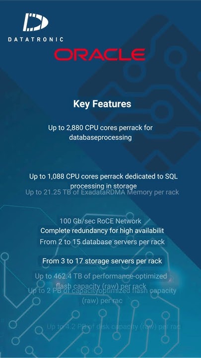 Oracle Exadata Database Machine X10M Is here - YouTube