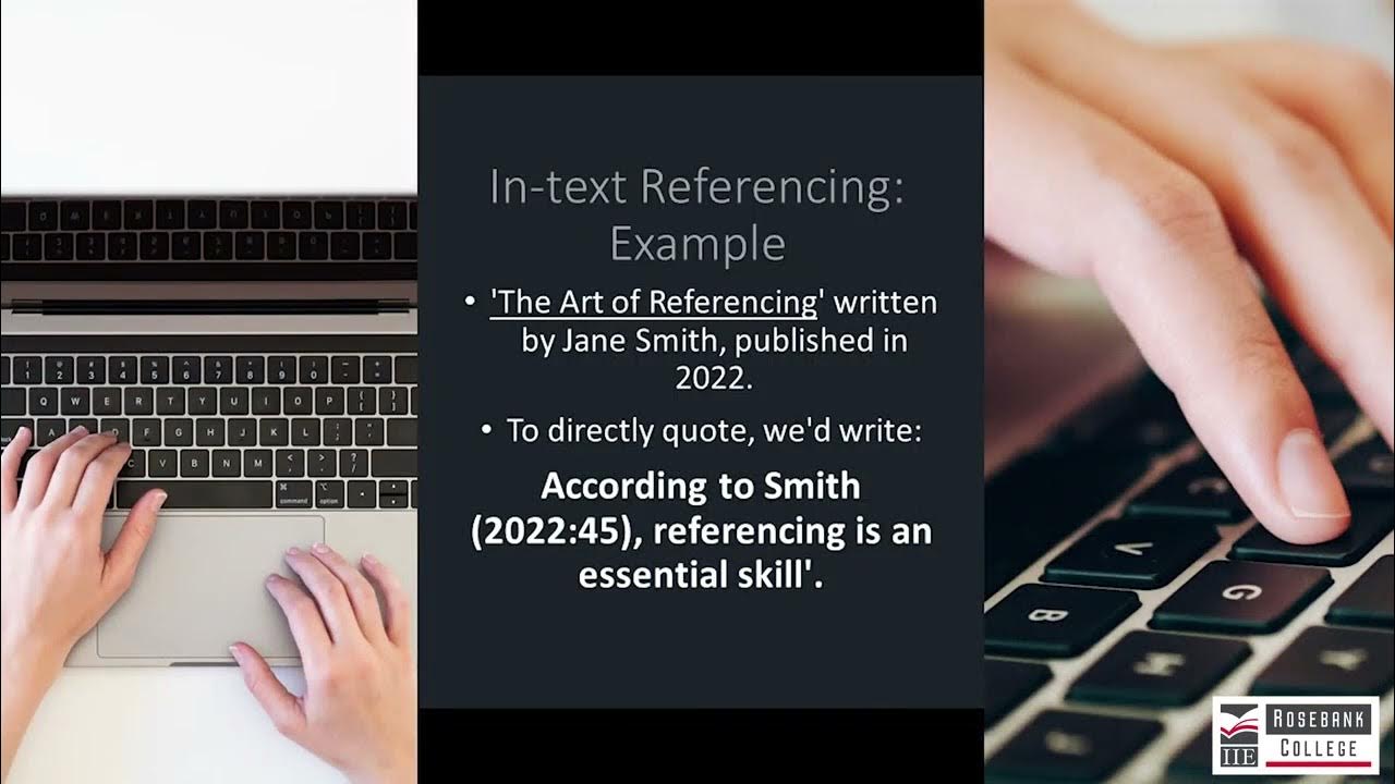 Unit 1 Theme 3 Introduction to Harvard Referencing & Plagiarism - YouTube
