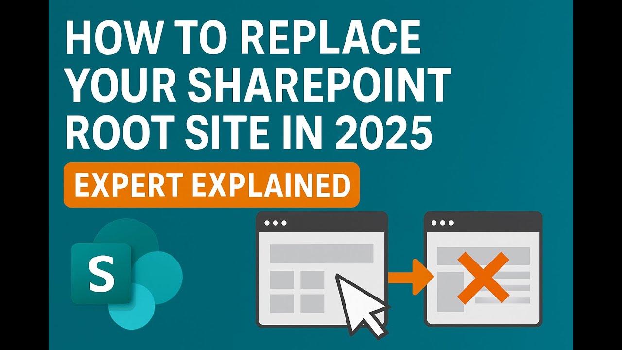 REPLACE YOUR SHAREPOINT ROOT SITE - YouTube
