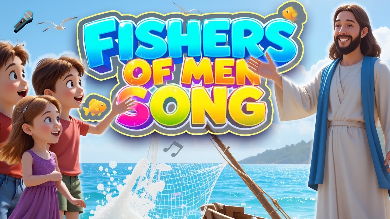🎣 Let’s Sing "Fishers of Men"! 🎵 Bible Song for Happy Kids - YouTube
