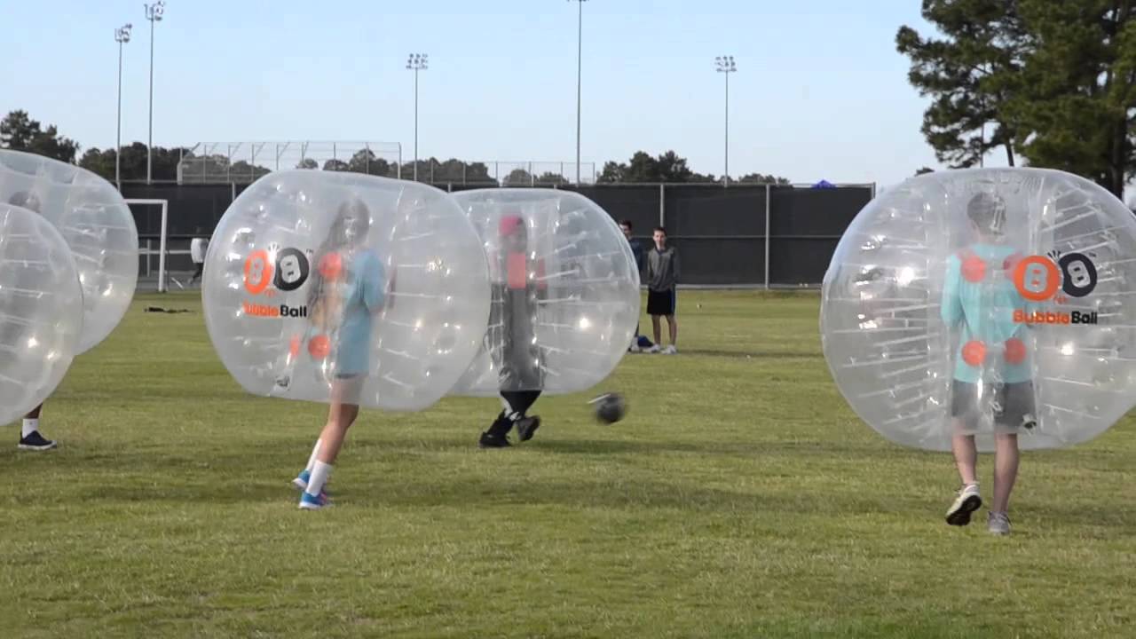 Klein Collins Bubble Soccer - YouTube