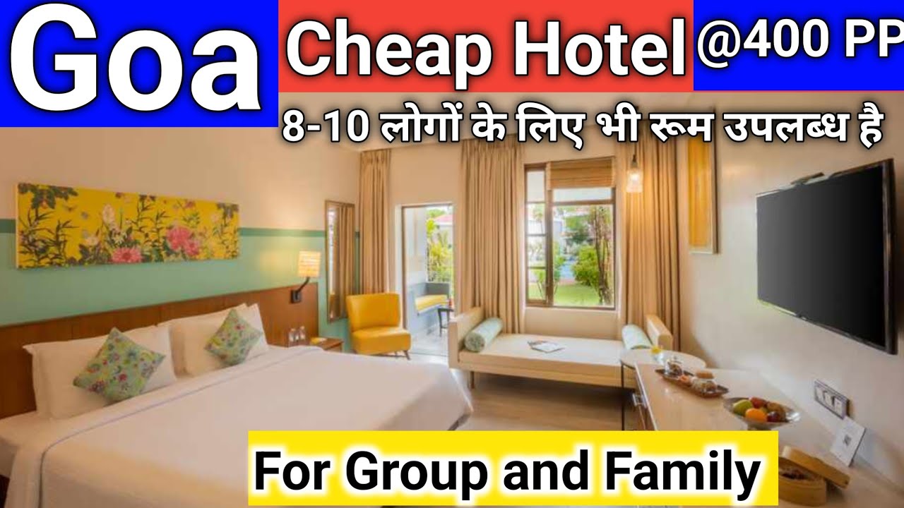 where to stay in goa || group stay in goa || cheapest hotel in goa ...