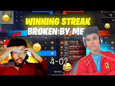 First Time Break Streak Of SSG DEVANG 😱 SSG ANSHUU VS SSG DEVANG 🥵DEVANG बहोत गुस्सा हो गया #ff ...