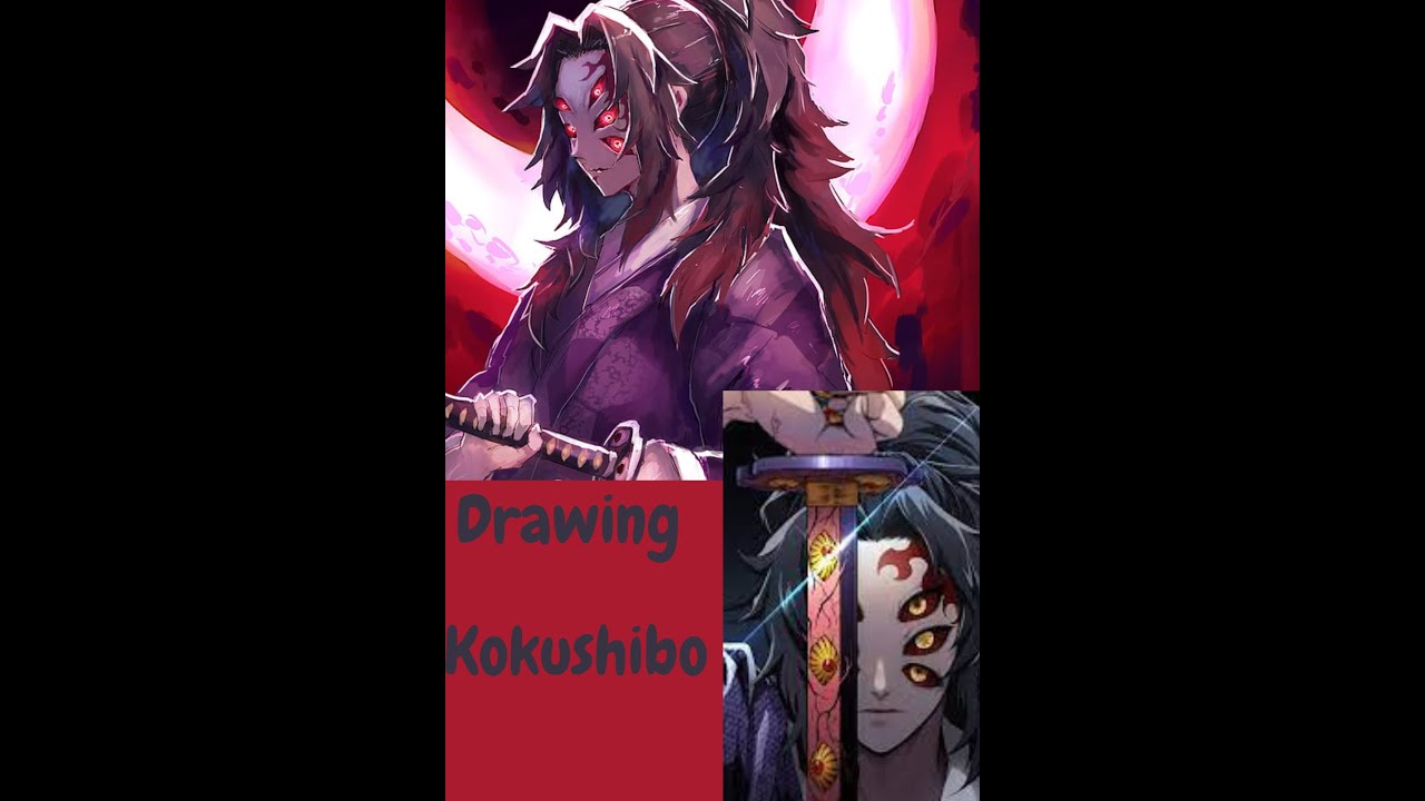 Demon Slayer | Drawing Kokushibo Upper Moon One - YouTube