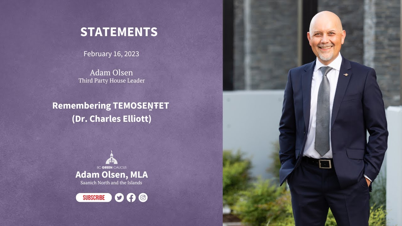 Remembering TEMOSEṈŦET (Dr. Charles Elliott) - YouTube