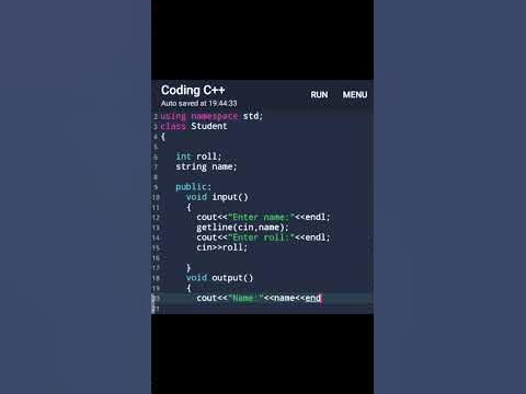 Class and objects in c plus plus. #cplusplus #shorts #oops # ...