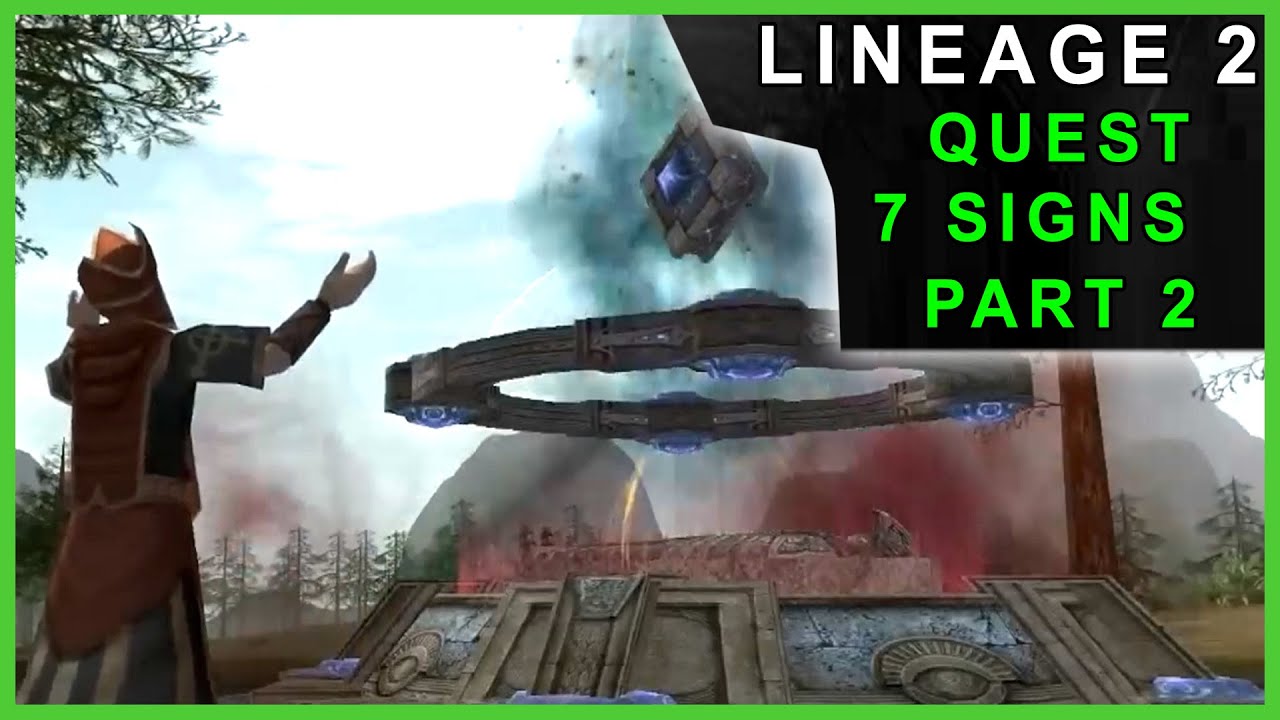 Lineage 2 - Quest da 7 Sings Parte 2 (Seven Signs, Dying Message) Level ...
