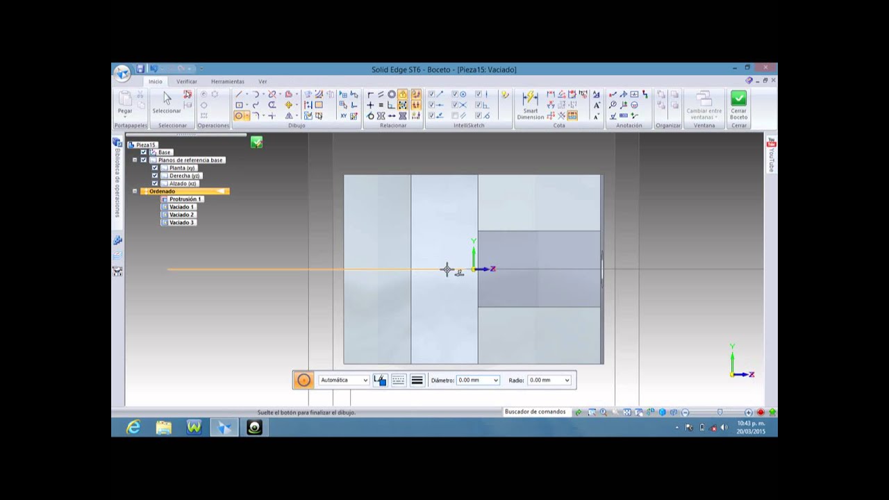 Corte Parcial en Plano - YouTube