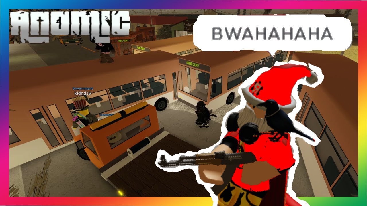 BLOWING up BUSES in Anomic Roblox - YouTube