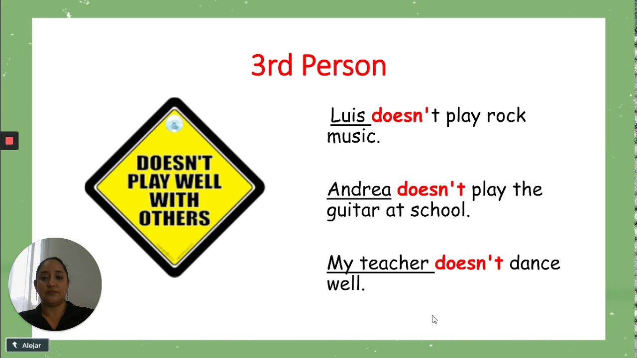 Simple present with the verb play and music intruments - YouTube