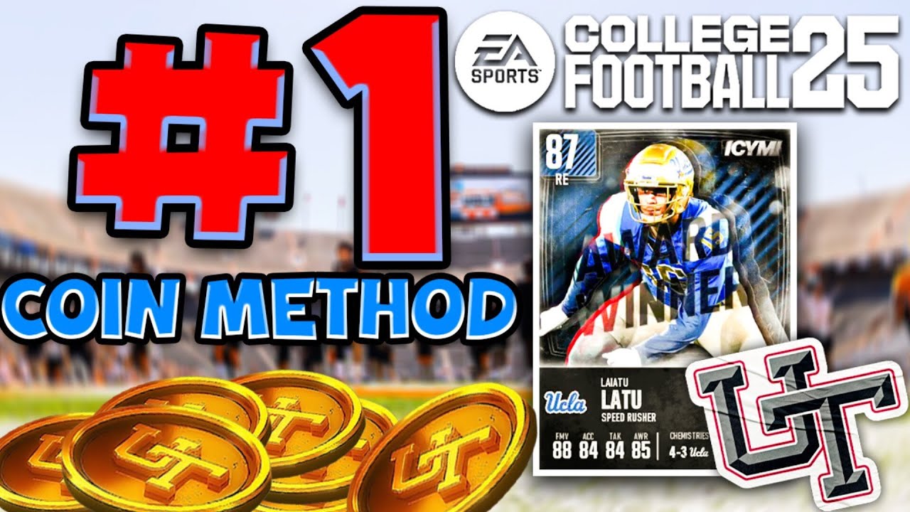 #1 COIN MAKING METHODS IN NCAA 25 COLLEGE FOOTBALL ULTIMATE TEAM! - YouTube