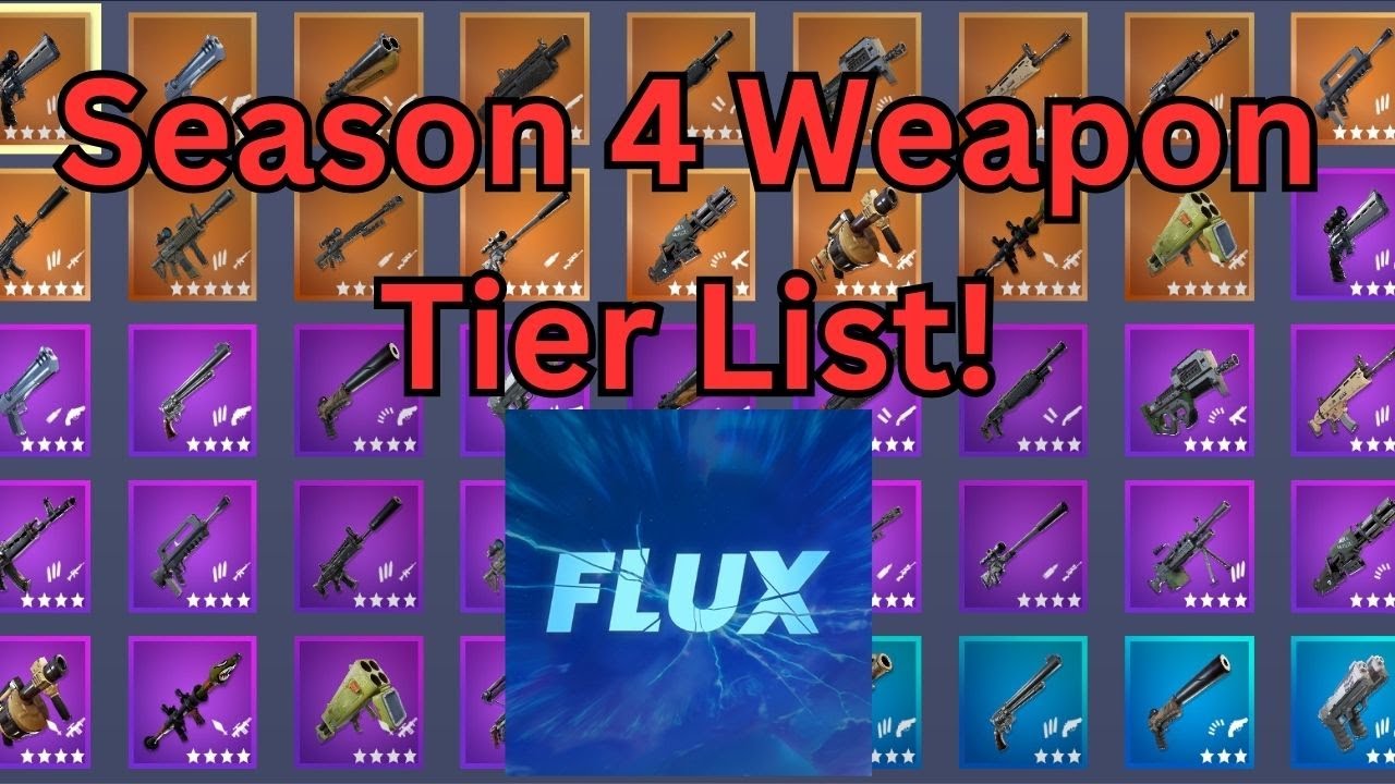 Project Flux Season 4 Weapon Tier List! -Fortnite Chapter 1 - YouTube