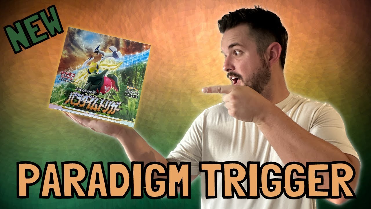 Product Review! Japanese Paradigm Trigger Booster Box - YouTube