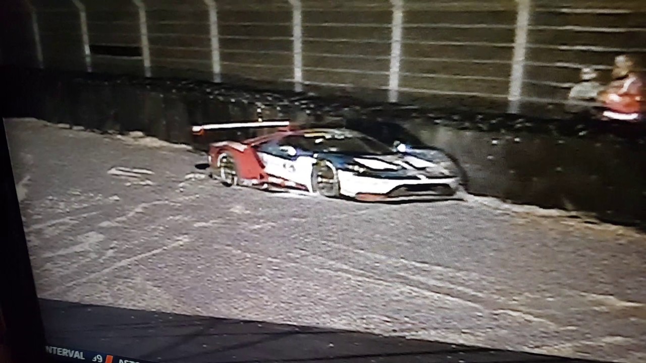 24h of le mans ford gt crash 2017 - YouTube