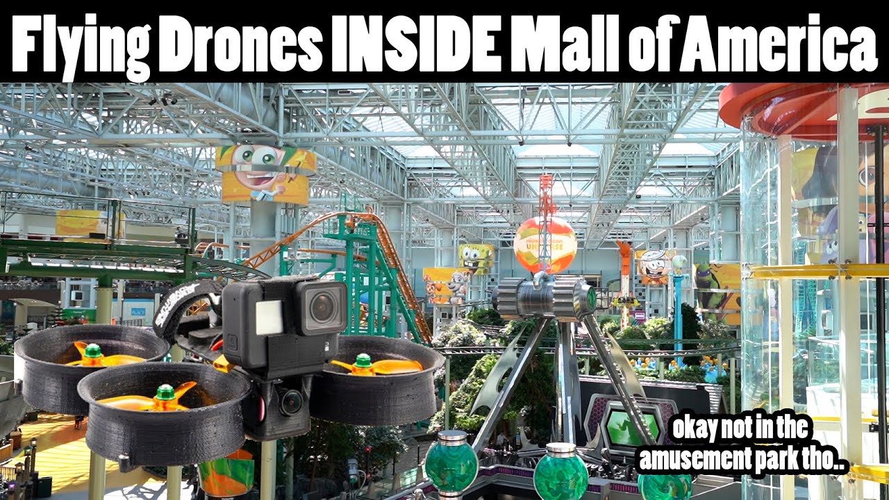 Flying Drones INSIDE the Largest Mall in the USA - YouTube