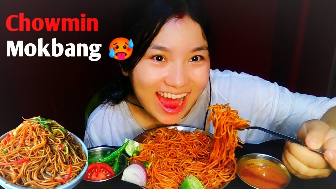Spicy 🥵 Chowmin Mokbang Challenge #mokbang#LaxmiMokbang - YouTube