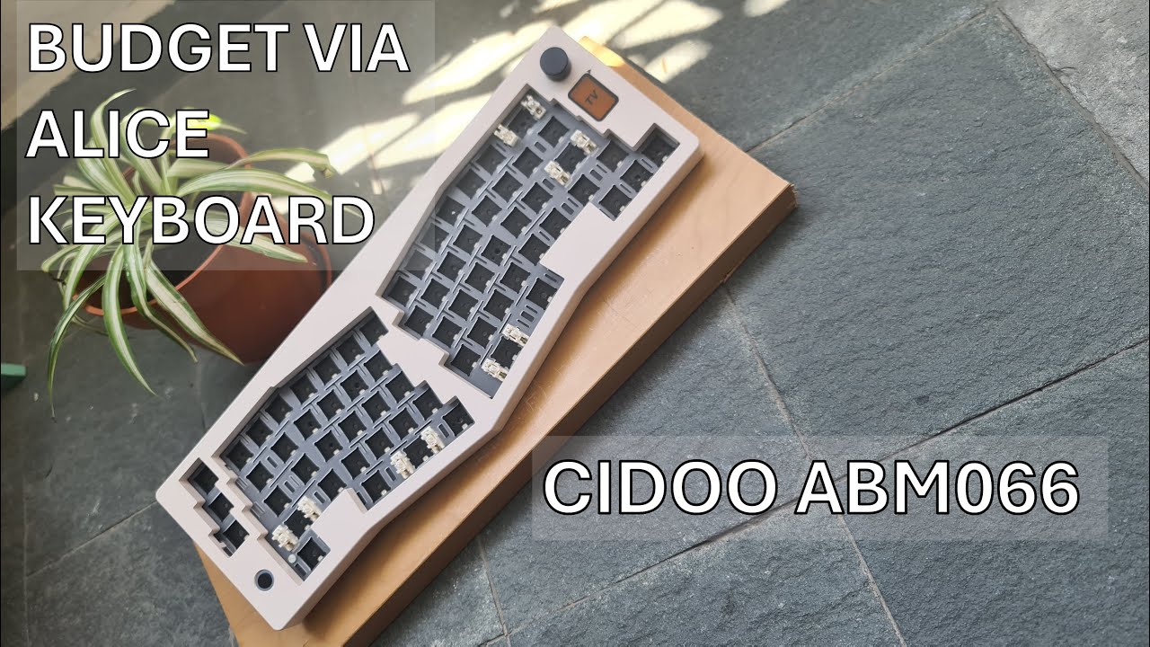 Budget VIA Alice Keyboard | CIDOO ABM066 Review - YouTube