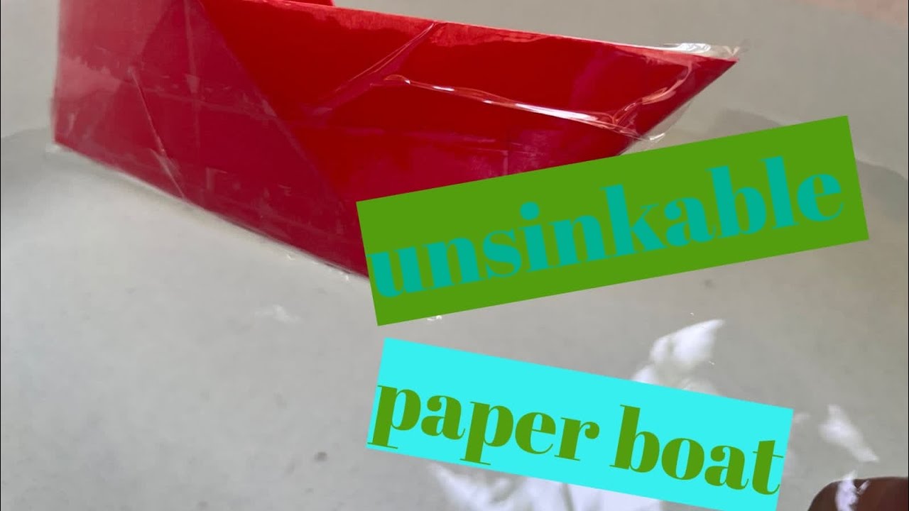 This is how I made an unsinkable boat - YouTube
