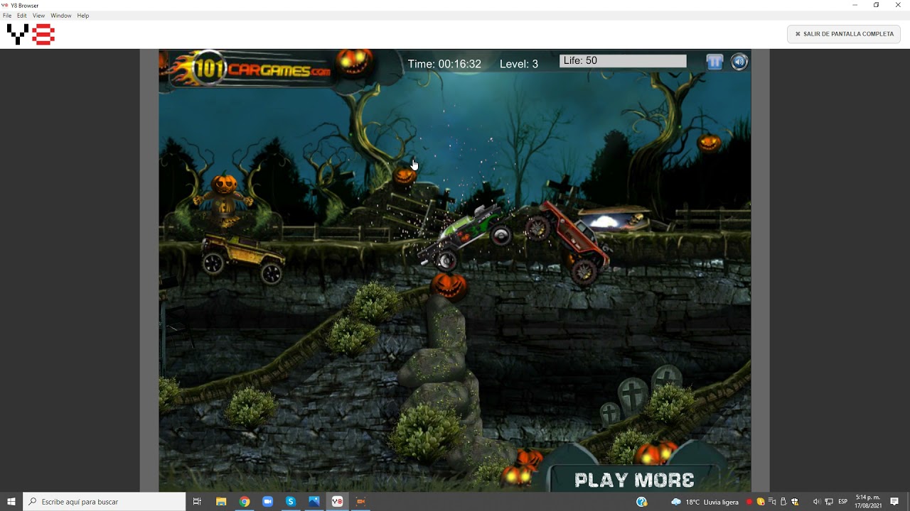 Halloween Graveyard Racing Nivel 03 - YouTube