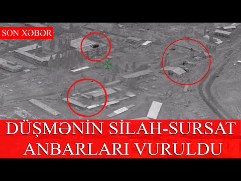 DÜŞMƏNİN HƏRBİ HİSSƏ QƏRARGAHI,İNFRASTRUKTURU VƏ SİLAH-SURSAT ANBARLARI BELƏ VURULDU