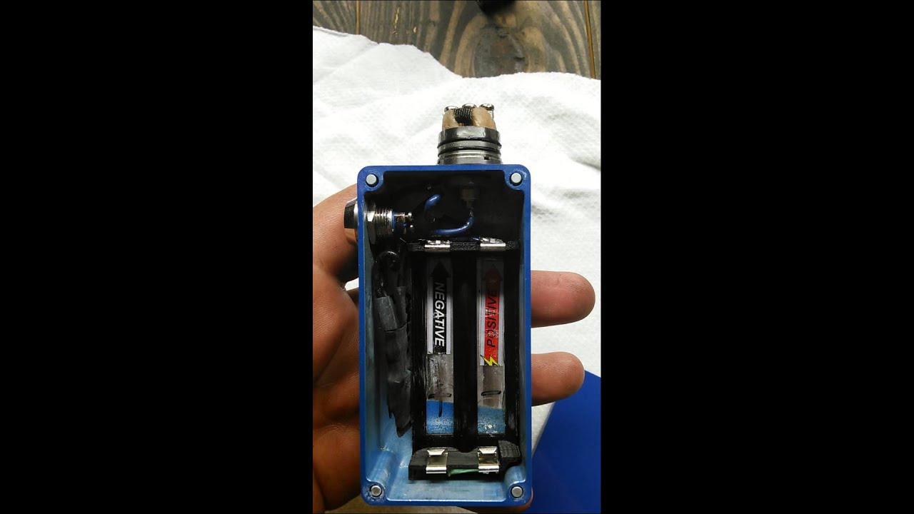 Dual 18650 series box mod - YouTube