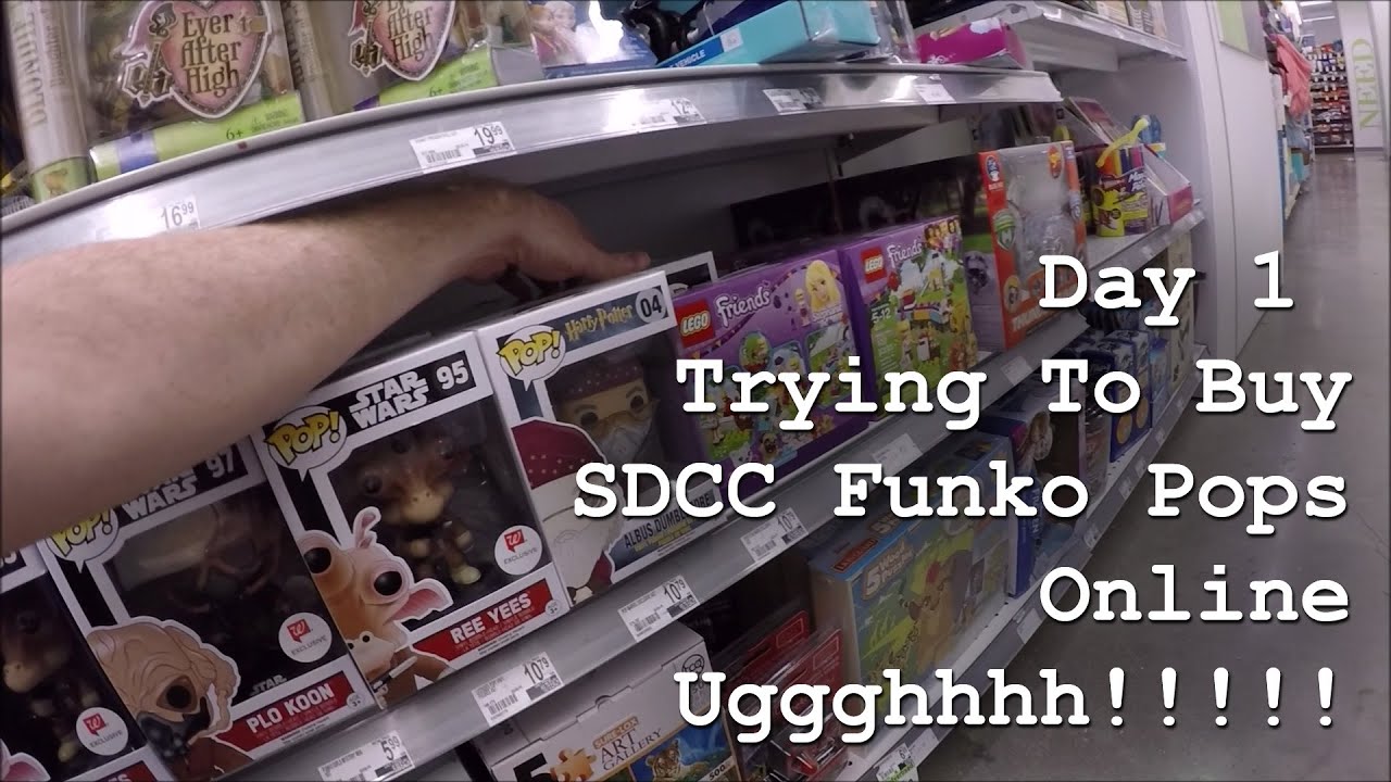 SDCC Funko Pop Exclusives Hunting First Night Impressions San Diego ...