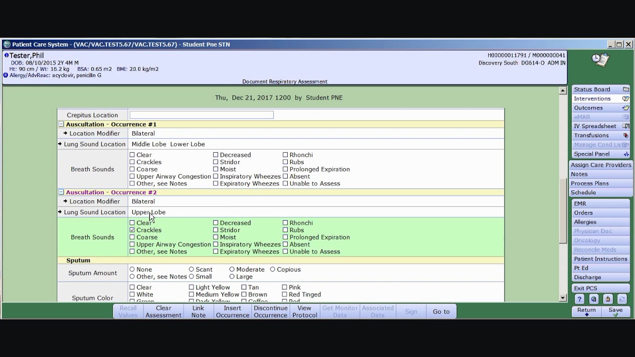 Part 4 Physical Assessment in the Student Nurse Role - YouTube