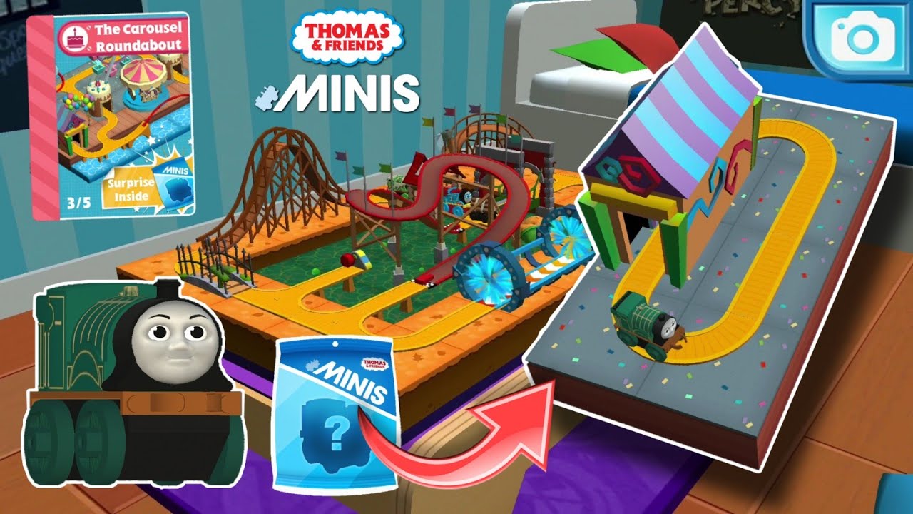 Thomas and Friends Minis - Emily Train Open Surprise Pack The Fun House ...