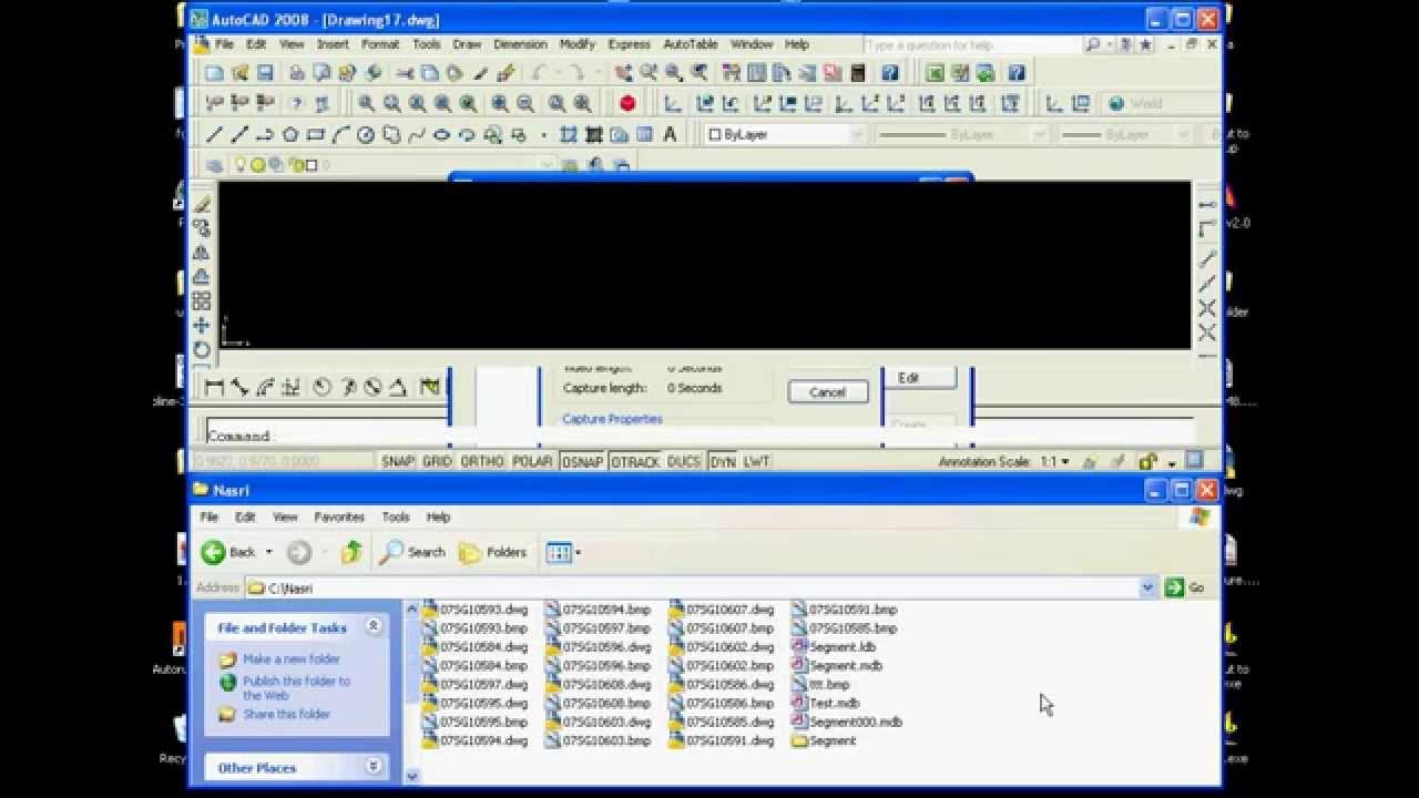 Example of automatic drawing in AutoCAD by VBA (Output dwg, Bmp) - YouTube